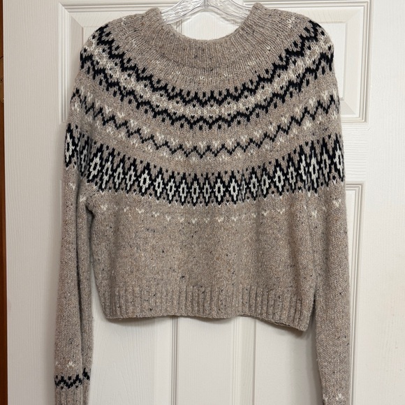 J. Crew | Sweaters | J Crew Fair Isle Wide Mockneck Sweater | Poshmark